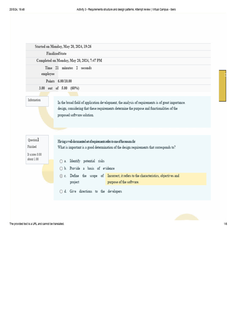 Requirements and Design Patterns Review | PDF | Software | Software Quality