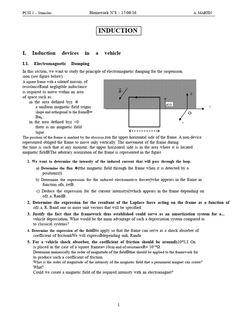 Dm8 (Induction) | PDF | Brake | Electromagnetic Induction
