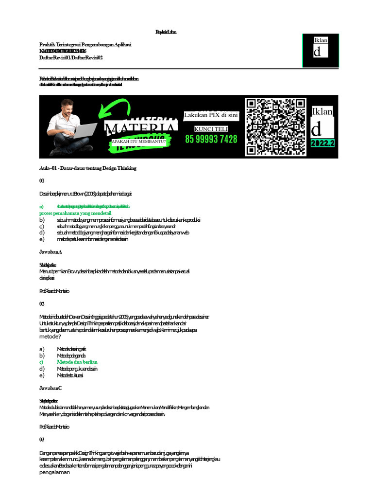 Latihan Praktik Terintegrasi Pengembangan Aplikasi - Kelas 1 2 3 4 5 6 7 8 9 10 11 12 13 14 15 ...