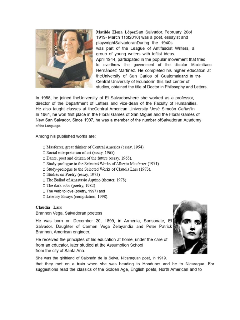 Matilde Elena López | PDF
