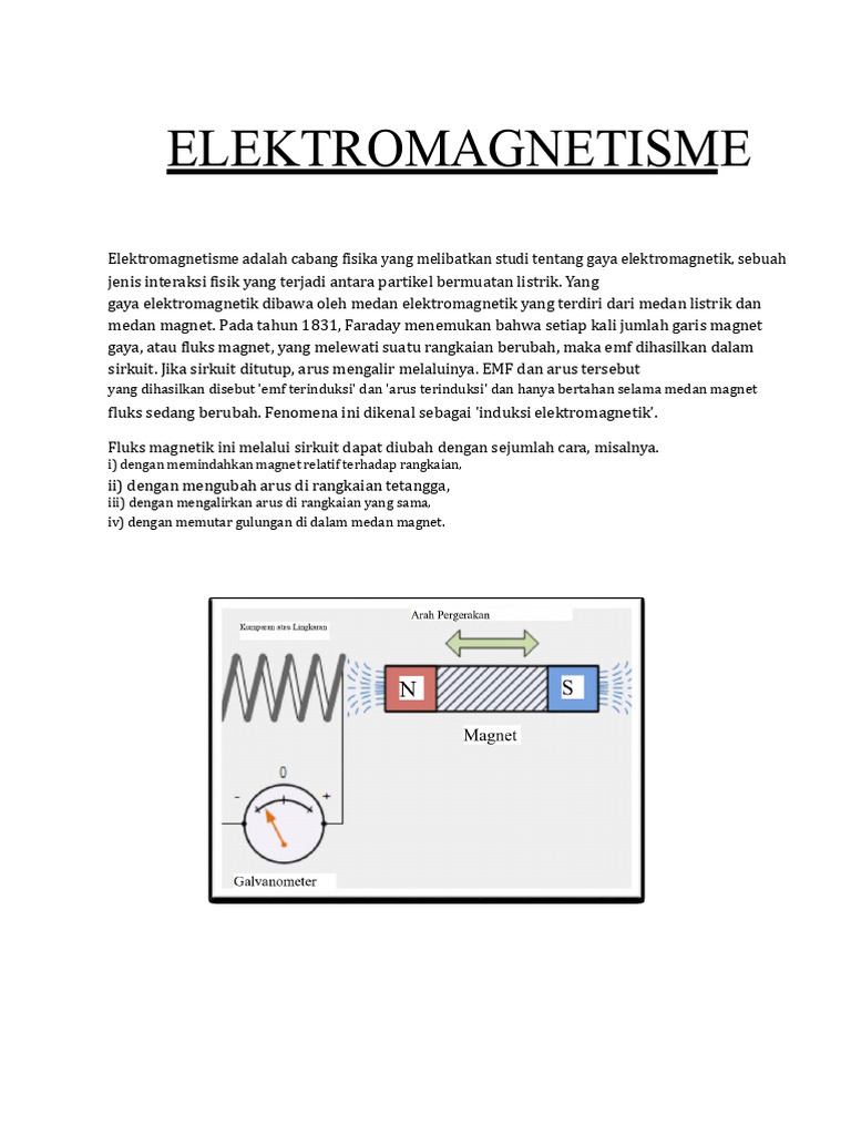 Proyek Fisika Elektromagnetisme | PDF