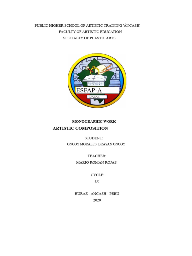 Artistic Composition | PDF | Composition (Visual Arts) | Symmetry