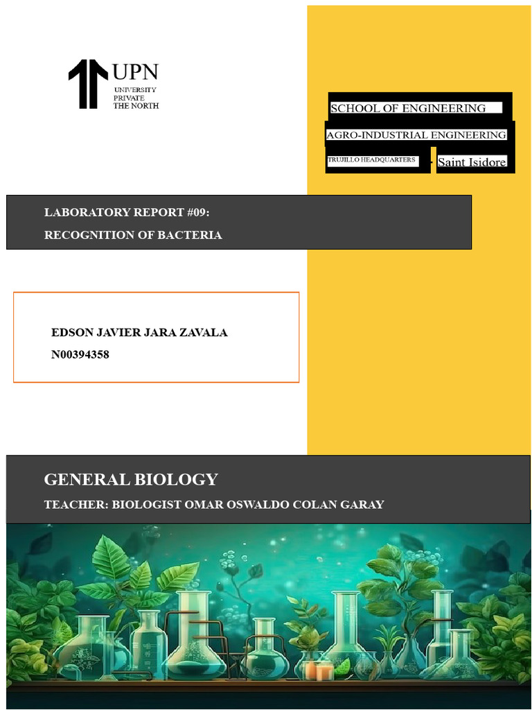 LABORATORY REPORT No. 9 | PDF | Yogurt | Staining
