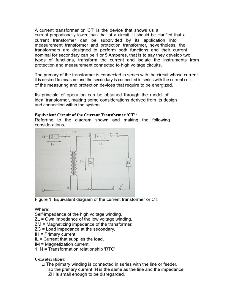Current Transformers (CTS) | PDF | Transformer | Electrical Equipment