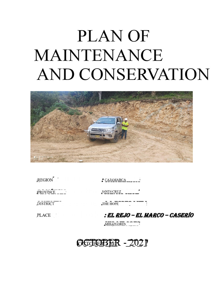 Local Road Maintenance Plan 2021 | PDF | Road | Concrete