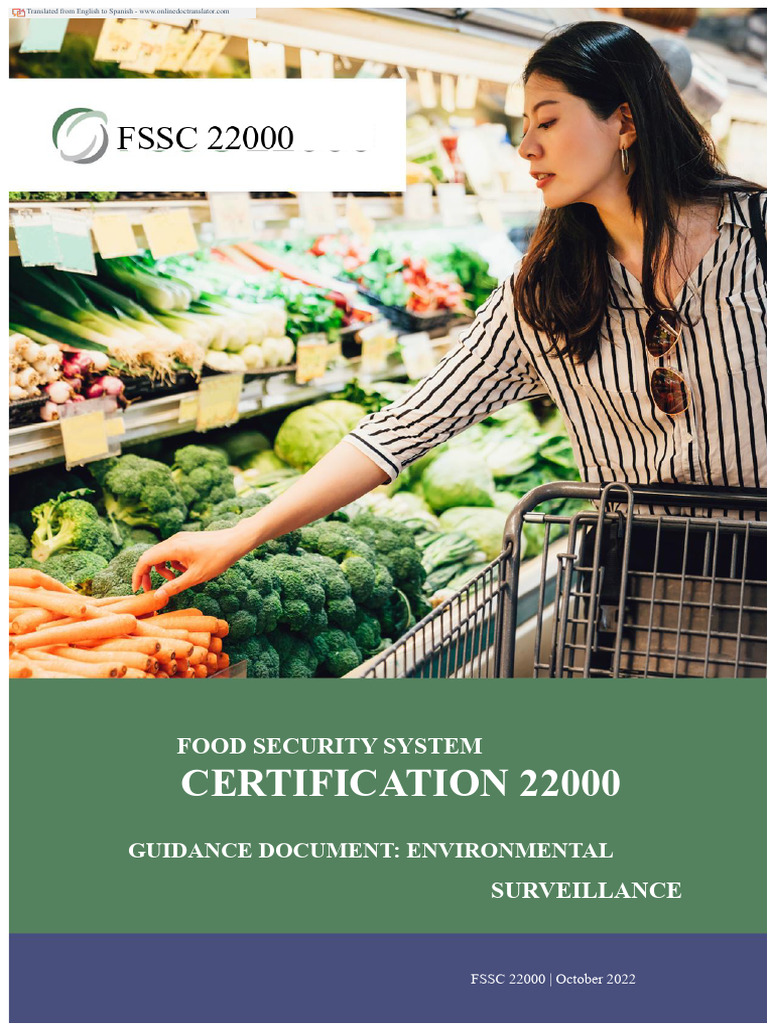 FSSC 22000 Environmental Monitoring Guide | PDF | Environmental ...