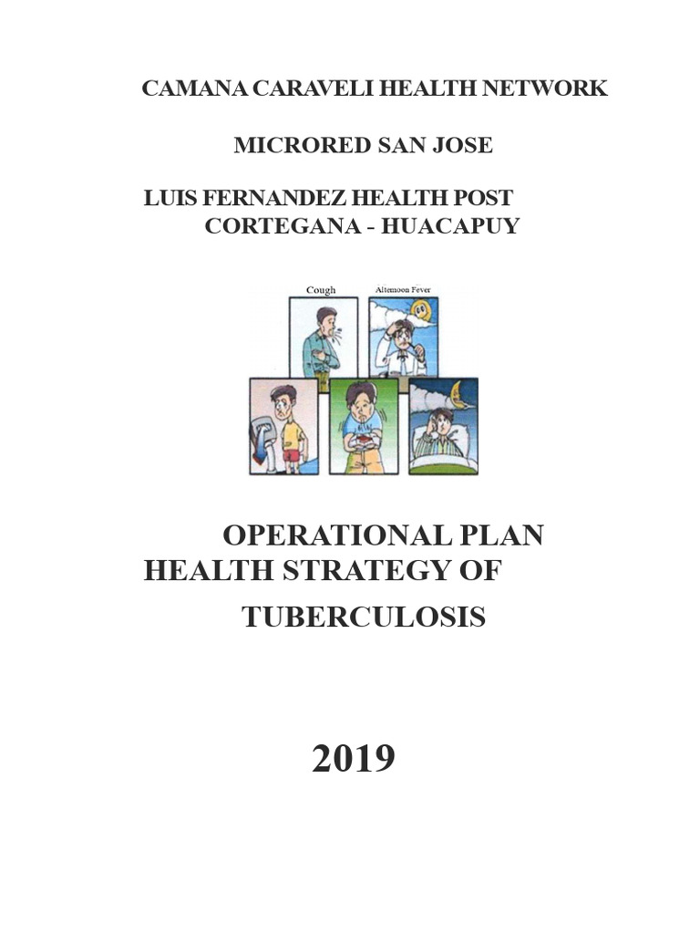 Operational Plan of The TBC Strategy | PDF | Tuberculosis | Diseases And Disorders