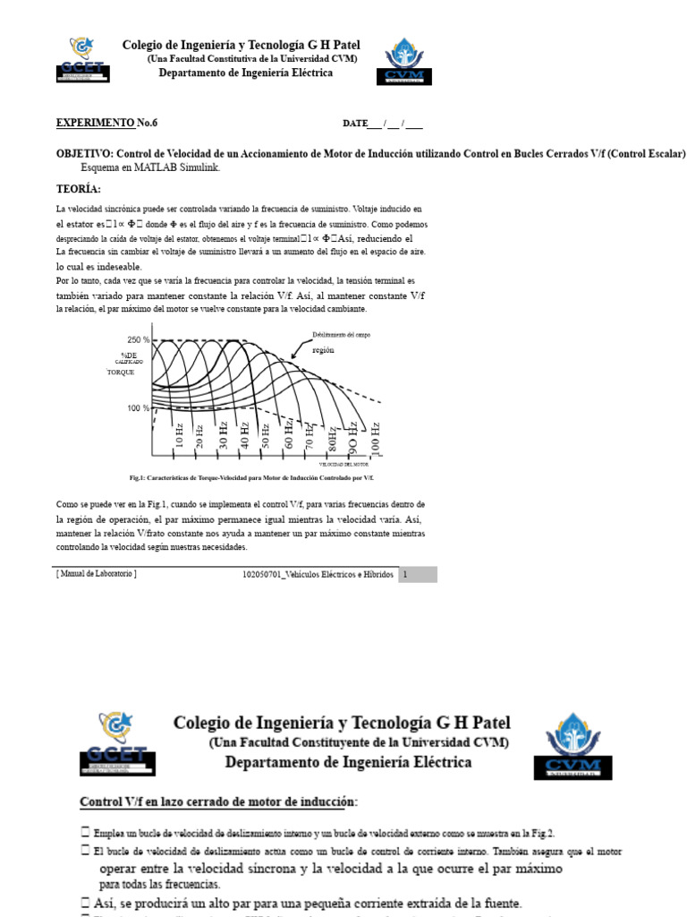 Control de velocidad de un motor de inducción utilizando control Vbyf ...