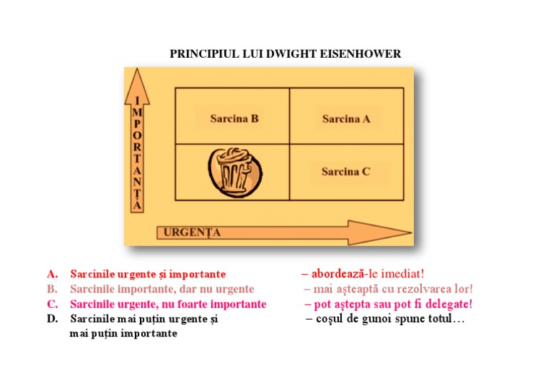 Principiul Lui Dwight Eisenhower | PDF