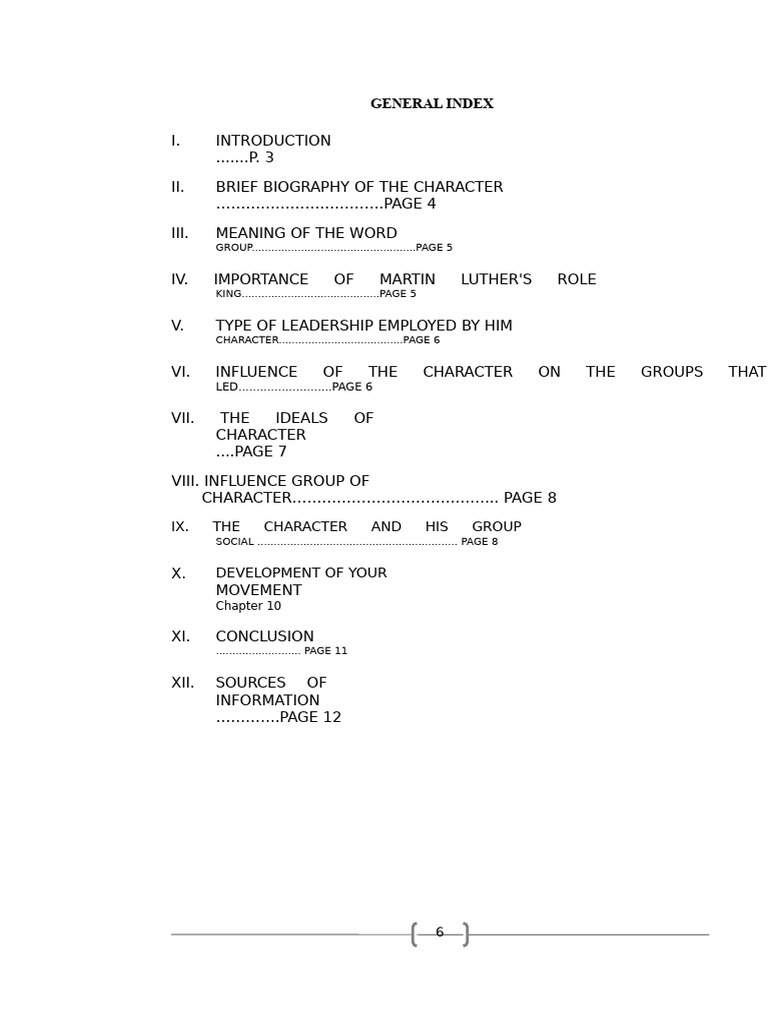 Report On Martin Luther King | PDF | Martin Luther King Jr.