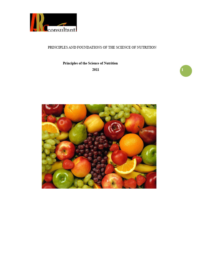 Science of Nutrition Principles Explained | PDF | Diet & Nutrition ...