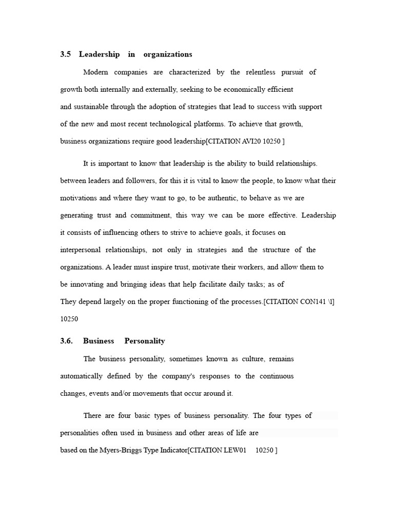 Leadership in Organizations Conclusion | PDF | Entrepreneurship ...