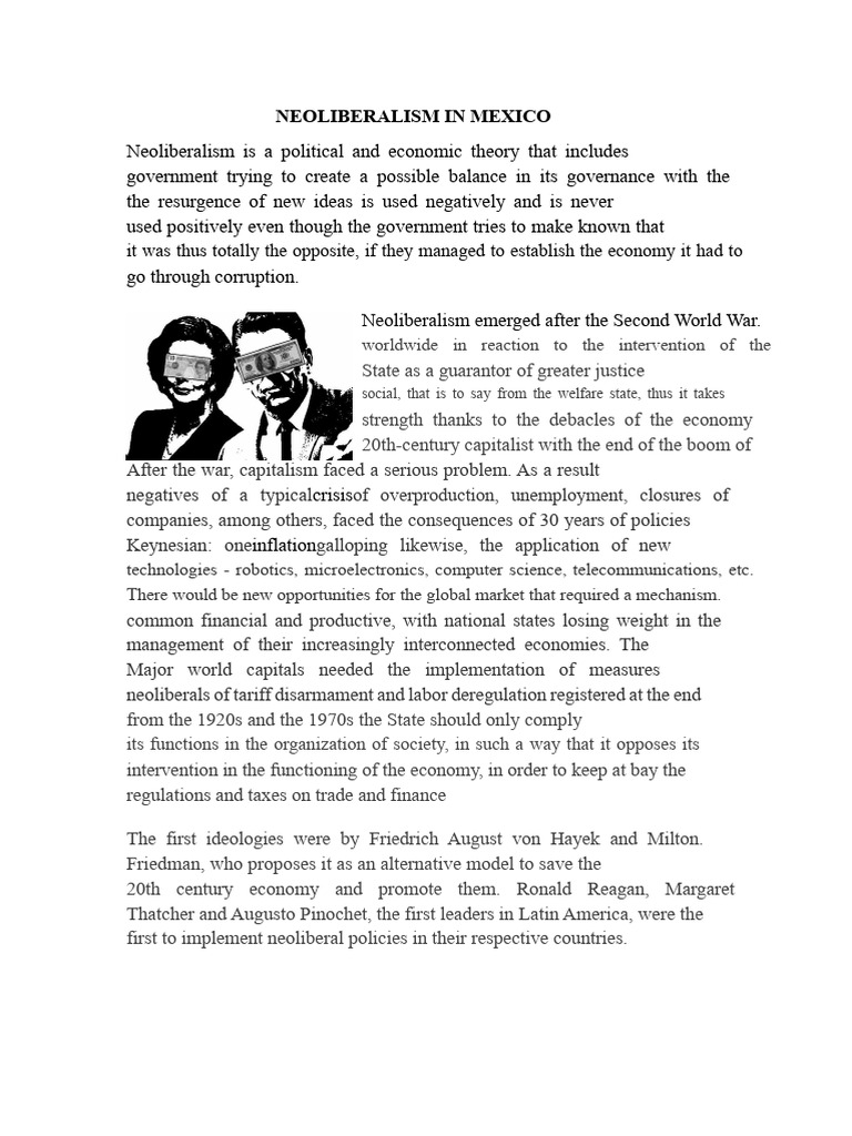 Neoliberalism's Impact in Mexico | PDF | Neoliberalism | Economies