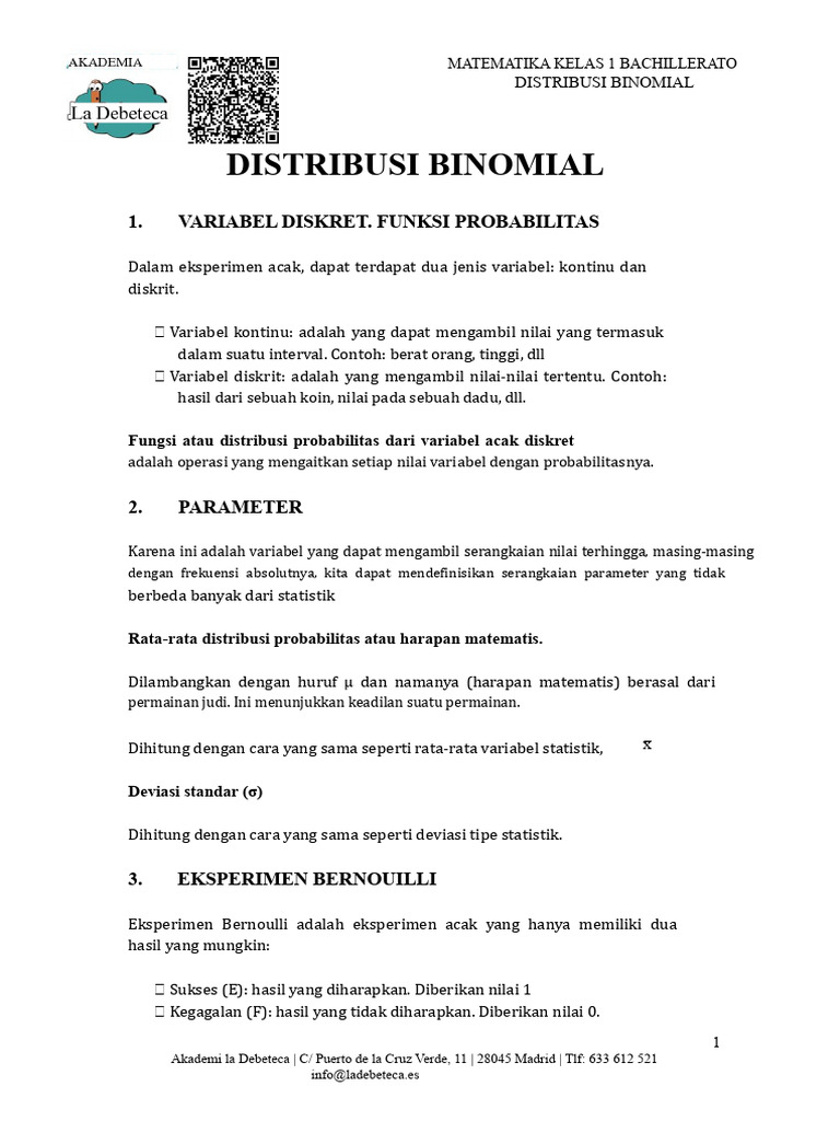 Distribusi Binomial | PDF