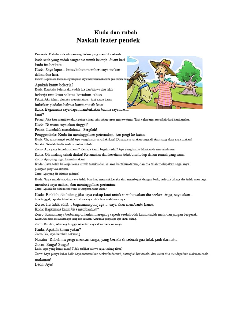 Kuda Dan Rubah | PDF