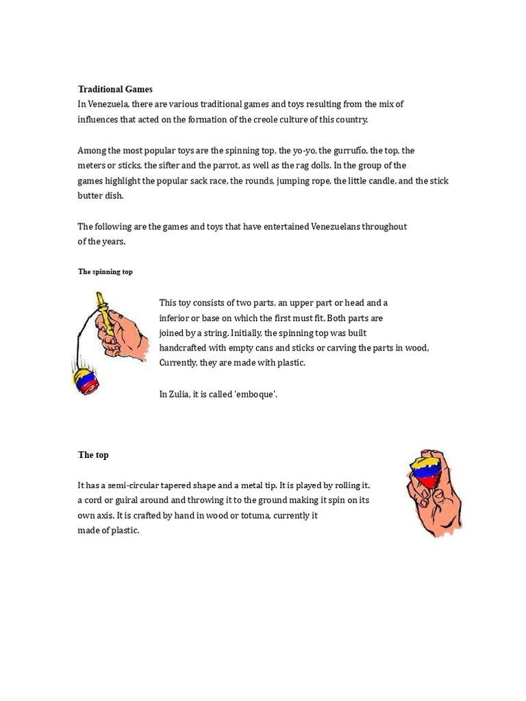 Traditional Games!! | PDF