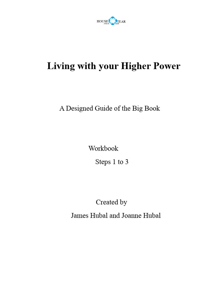 1st To 3rd Steps Living With Your Higher Power | PDF | The Big Book ...
