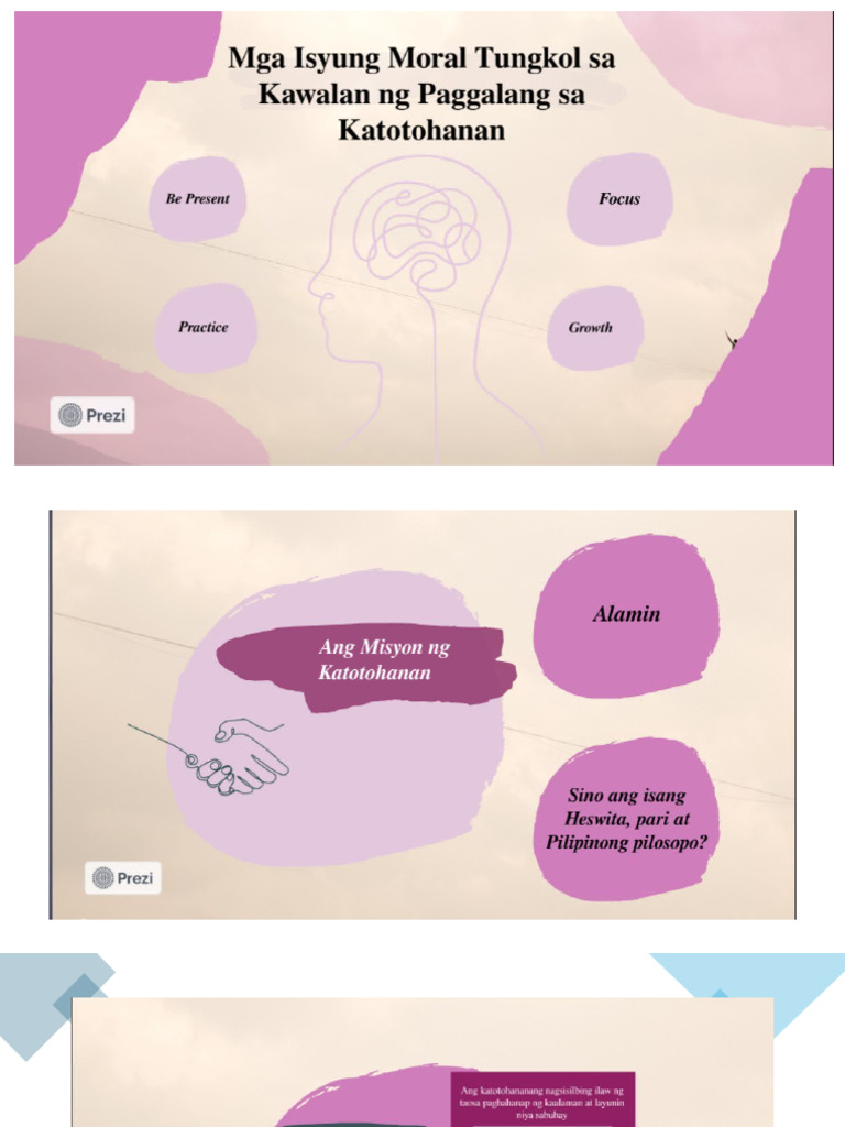 Mga Isyung Moral Tungkol Sa Kawalan Ng Paggalang Sa Katotohanan | PDF