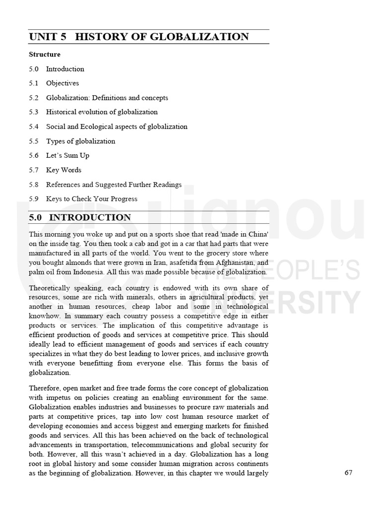 History of Globalisation | PDF | Globalization | Bretton Woods System