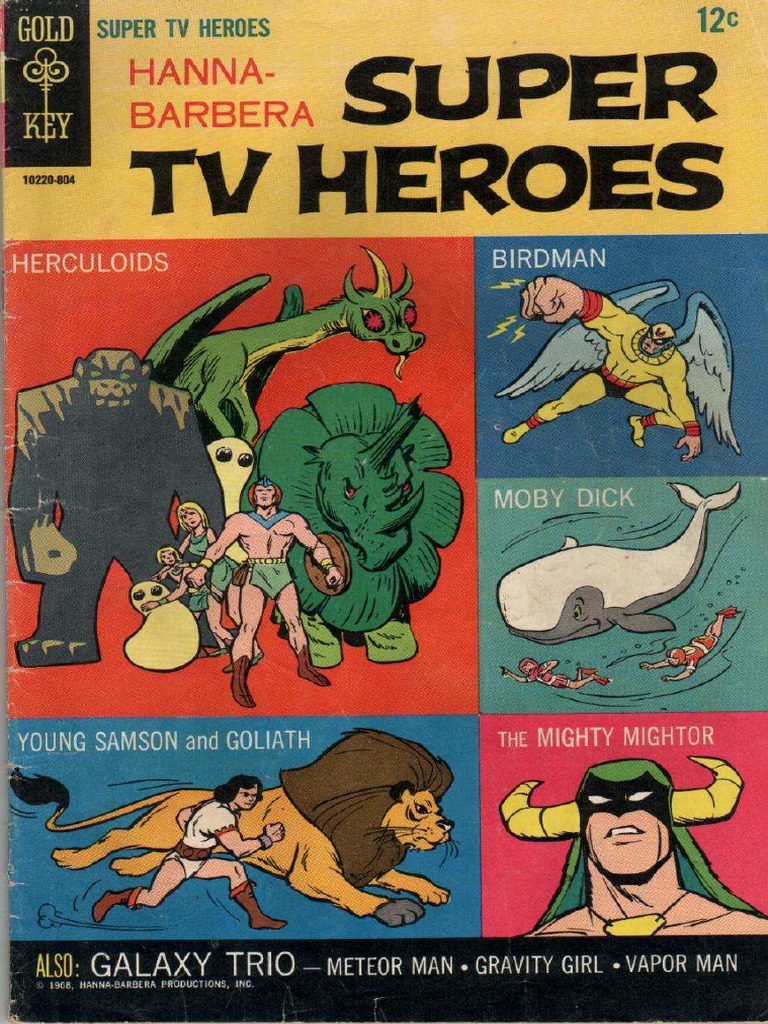 Hanna-Barbera Super TV Heroes #1 (Gold Key 1968) | PDF