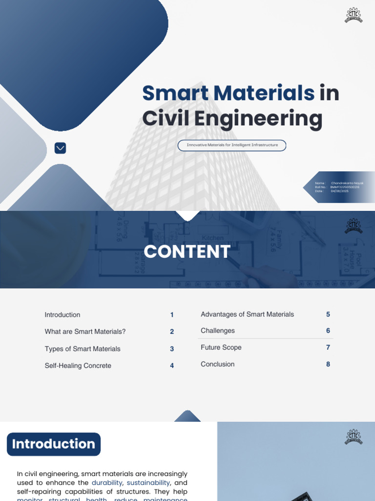 Smart Materials in Civil Engineering | PDF | Shape Memory Alloy ...