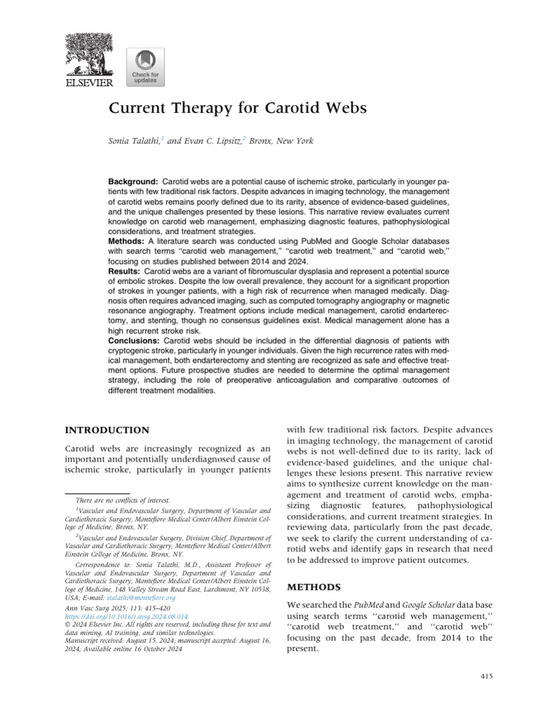 2024 Current Therapy | PDF | Stroke | Medical Imaging