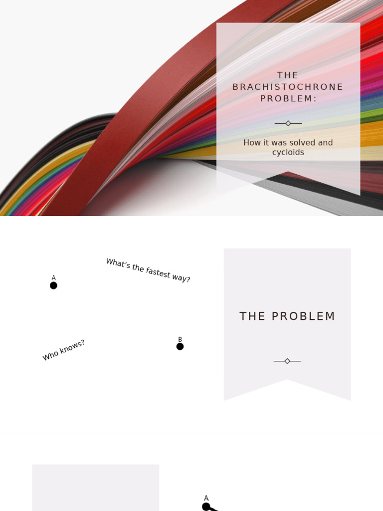 The Brachistochrone Problem and Solutions | PDF | Mechanical ...