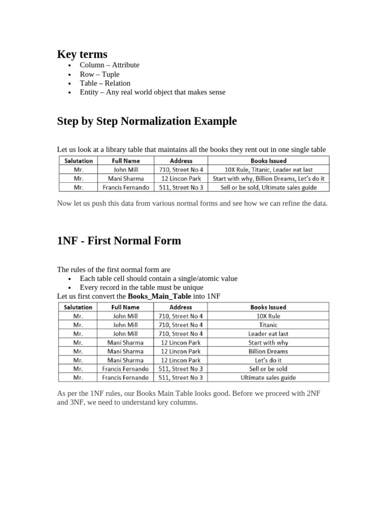 DBMS Normalization | PDF | Relational Database | Information Science