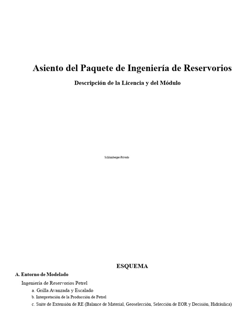 Ingeniería de Reservorios en Petrel RE | PDF | Software | Simulación