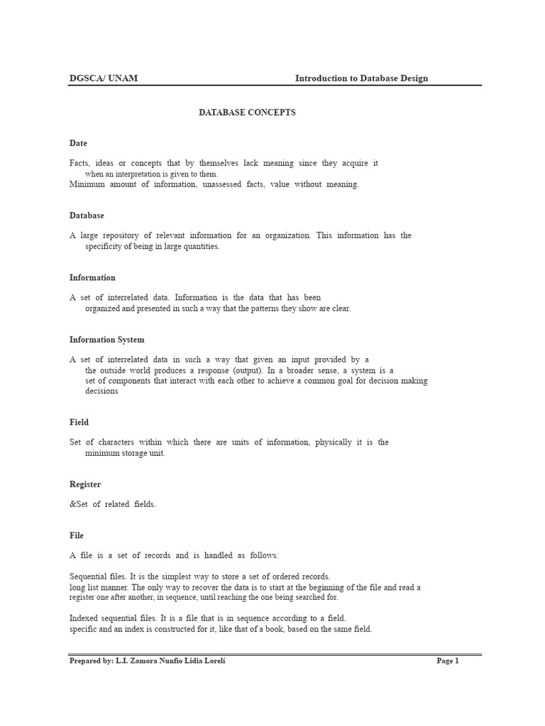 DatabaseNotes FIRST MODULE | PDF | Databases | Relational Database