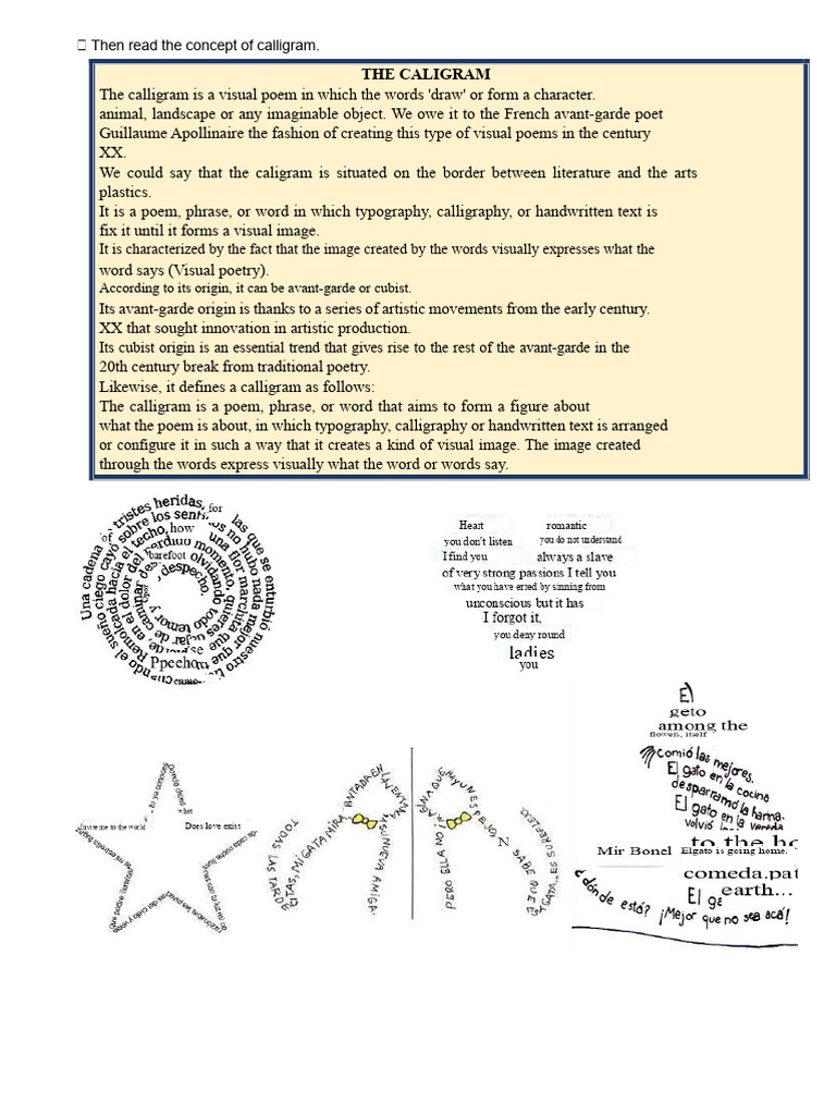 Creating Snake Calligrams | PDF | Poetry | Drawing