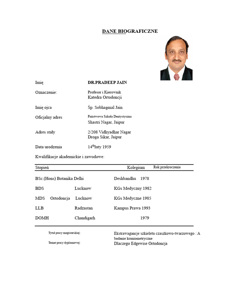 DR Pradeep Jain | PDF