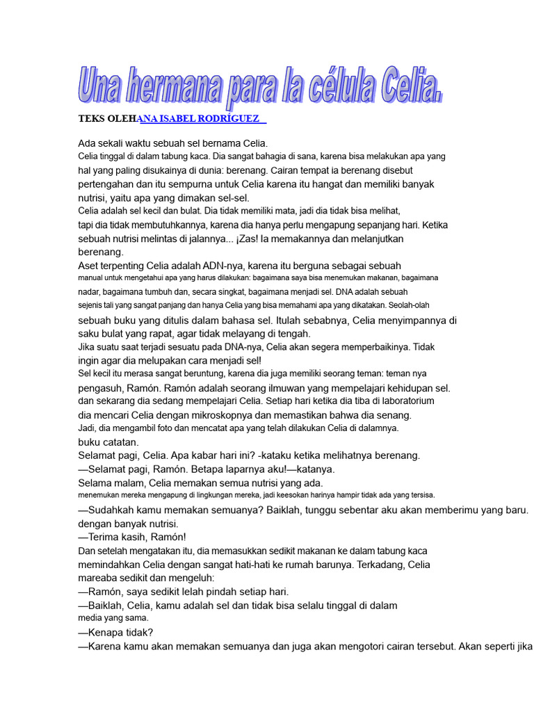 Saya Menghitung Sel. | PDF