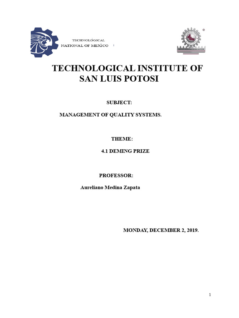 Overview of the Deming Prize in Japan | PDF | Quality Assurance | Business