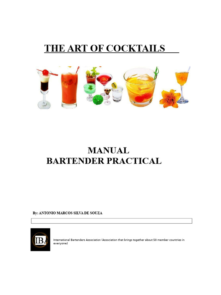Cocktail Preparation and Bartending Guide | PDF | Martini (Cocktail ...
