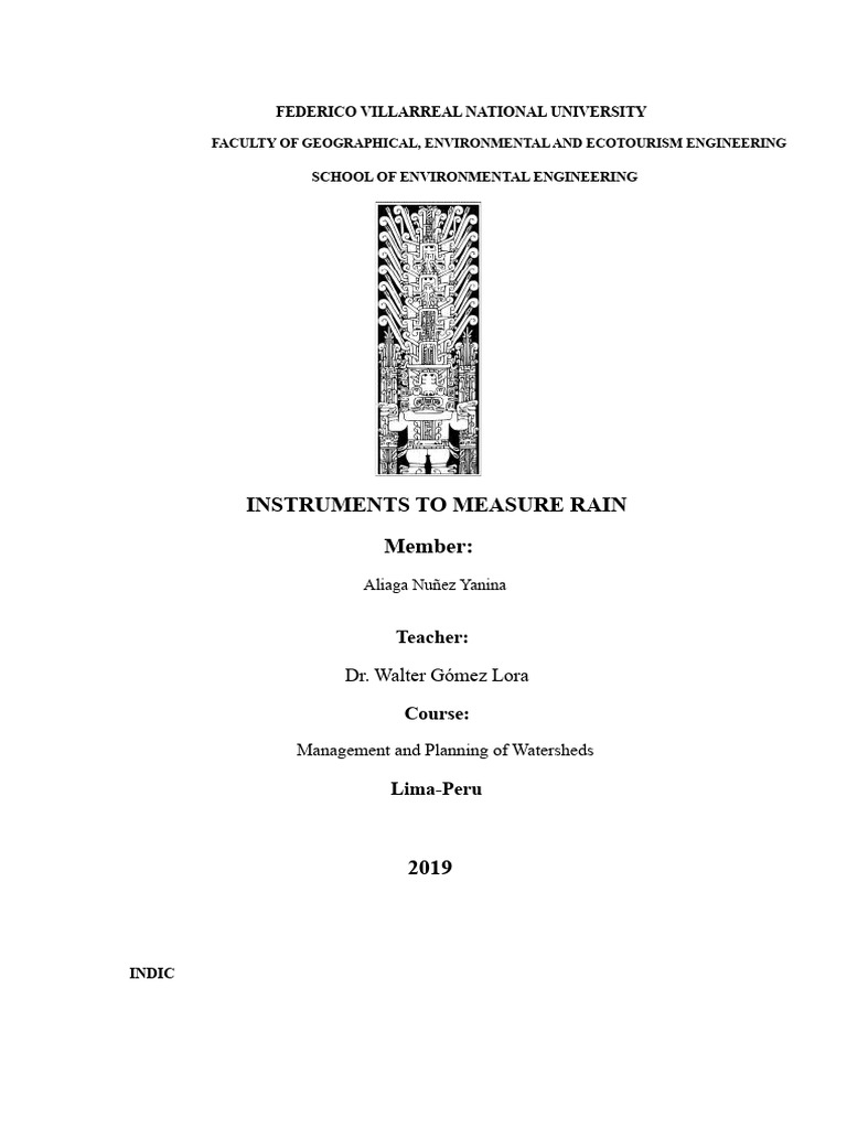 Rain Measuring Instruments | PDF | Rain | Precipitation