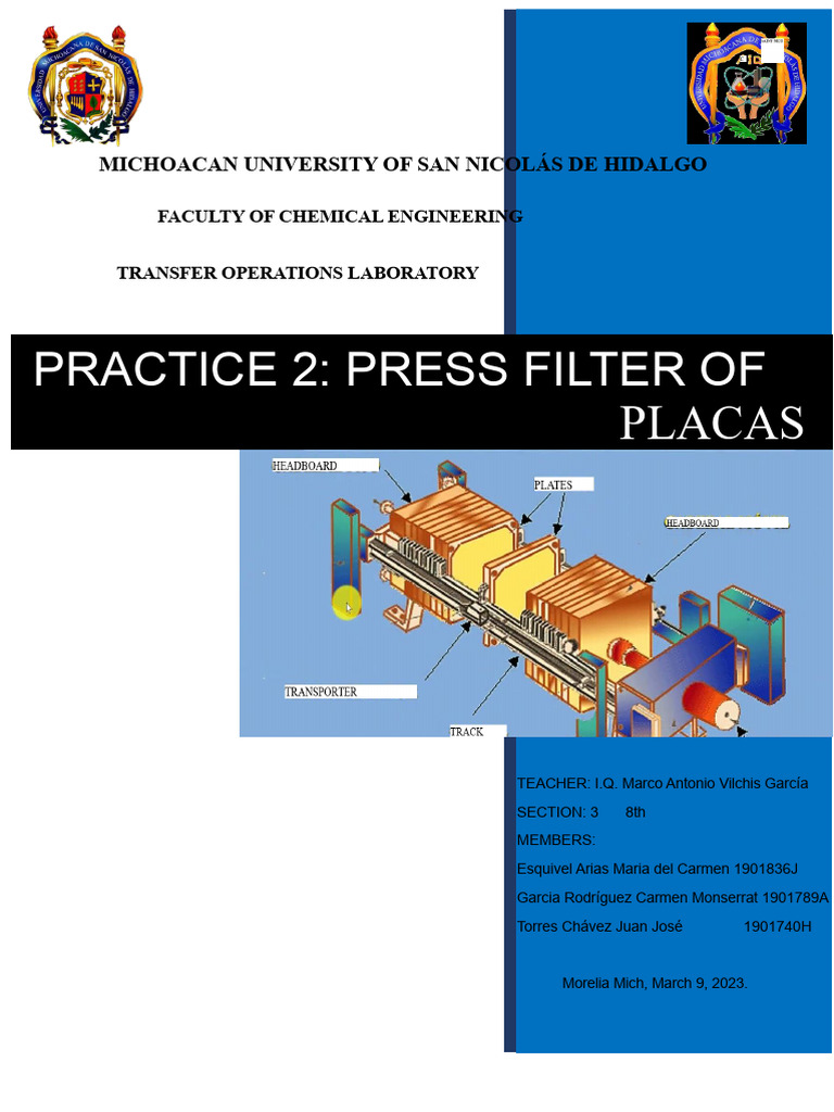 Understanding Press Filters in Filtration | PDF | Filtration | Fibers