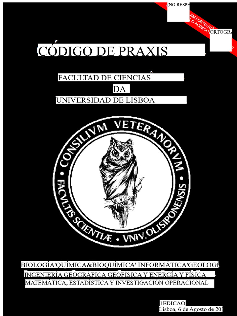 NUEVO - Código de Prácticas de La FCUL | PDF | Padrino | Ropa