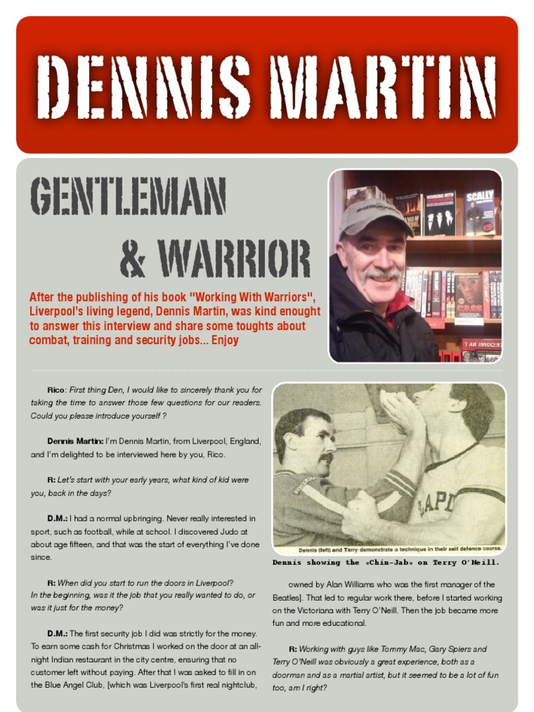 Interview Dennis Martin ENG | PDF | Bodyguard | Neuro Linguistic ...