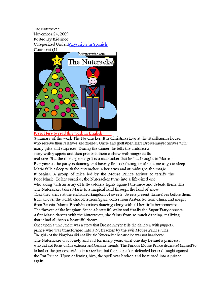 The Nutcracker Play Script in Spanish | PDF | The Nutcracker