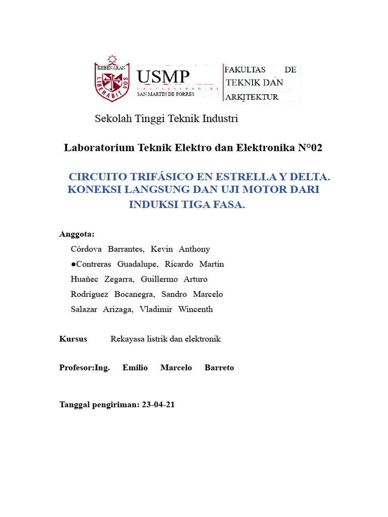 Praktikum Sirkuit Trifasa: Bintang & Delta | PDF