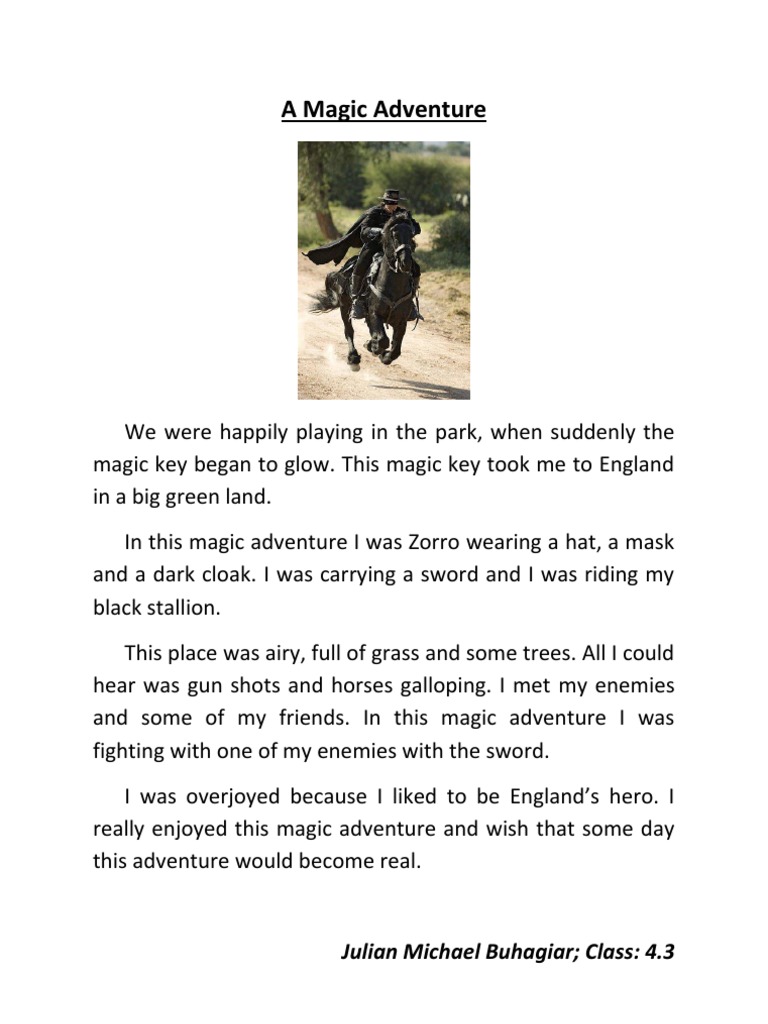 A Magic Adventure | PDF | Mystery, Thriller & Crime Fiction