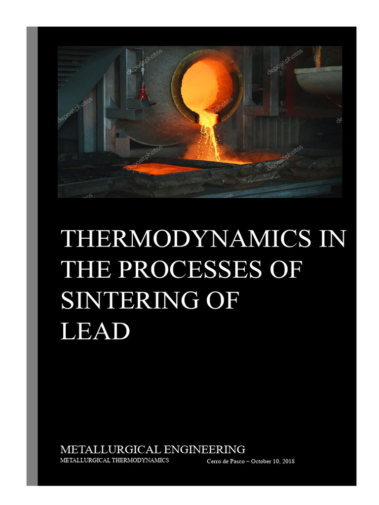 Monograph On The Lead Sintering Process | PDF | Combustion | Sintering