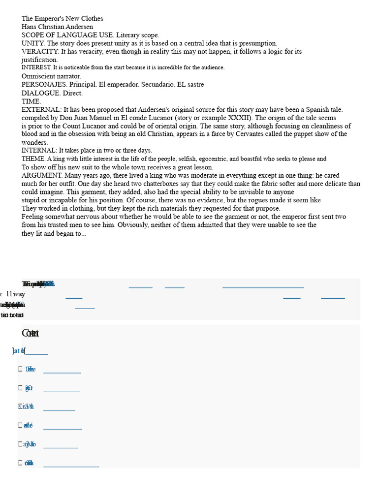 The Emperor's New Clothes | PDF