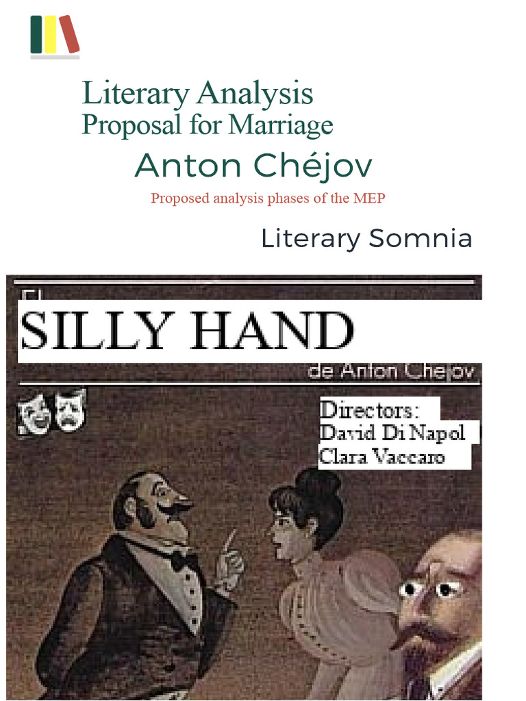 Literary Analysis - Chekhov's "The Proposal" PDF | PDF