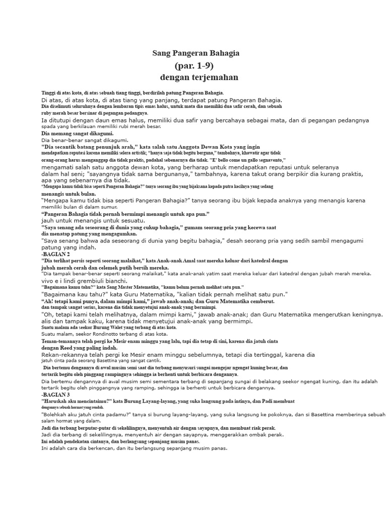 Pangeran Bahagia | PDF