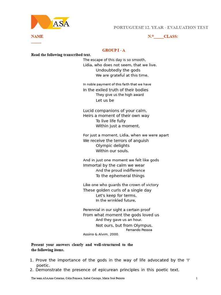 2 Test 12 ASA Project | PDF | Anxiety | Stress (Biology)
