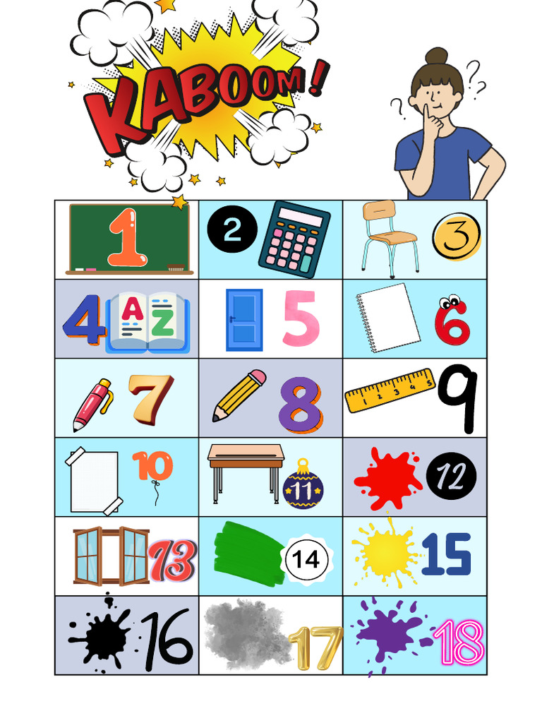 Kaboom Classroom & Numbers Eso 1 | PDF