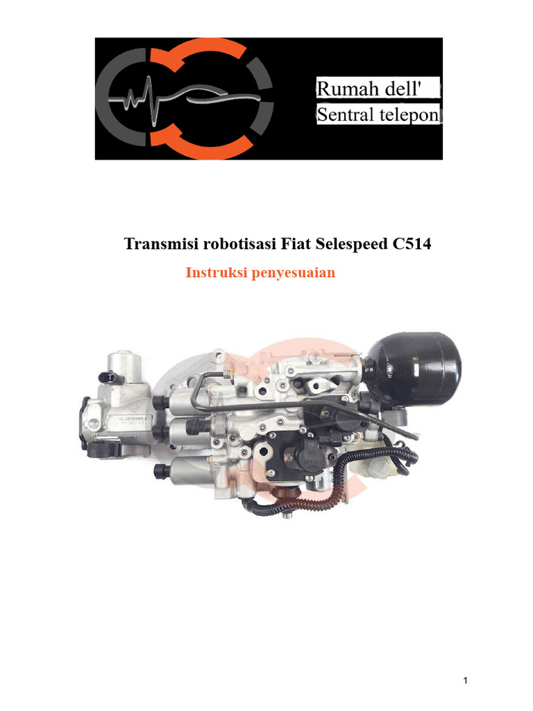 Fiat-Selespeed-C514-Petunjuk Pemasangan | PDF