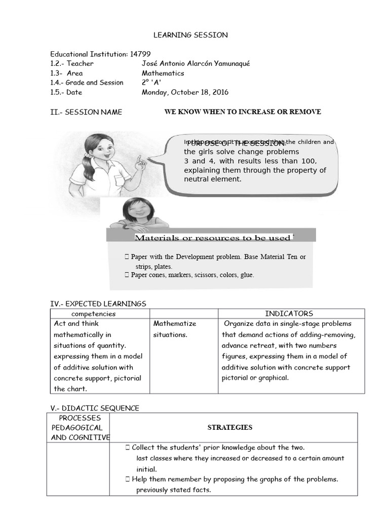 Second Grade Math Problem Solving Session | PDF | Learning | Cognition